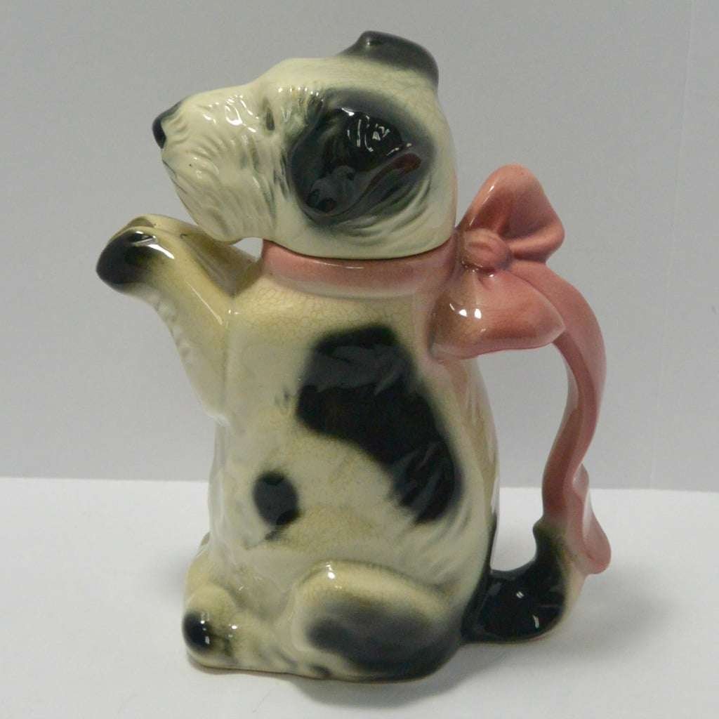 Majolica "Erphila" Figural Terrier Dog Teapot c. 1920's-1930's - A Dogs ...