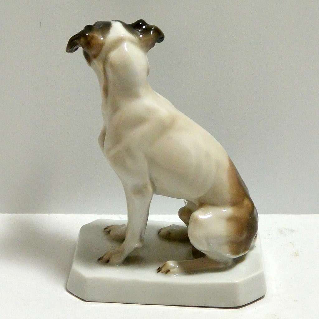 Antique Rosenthal Seated Fox Terrier Dog c.1923 - A Dogs Tale Collectibles
