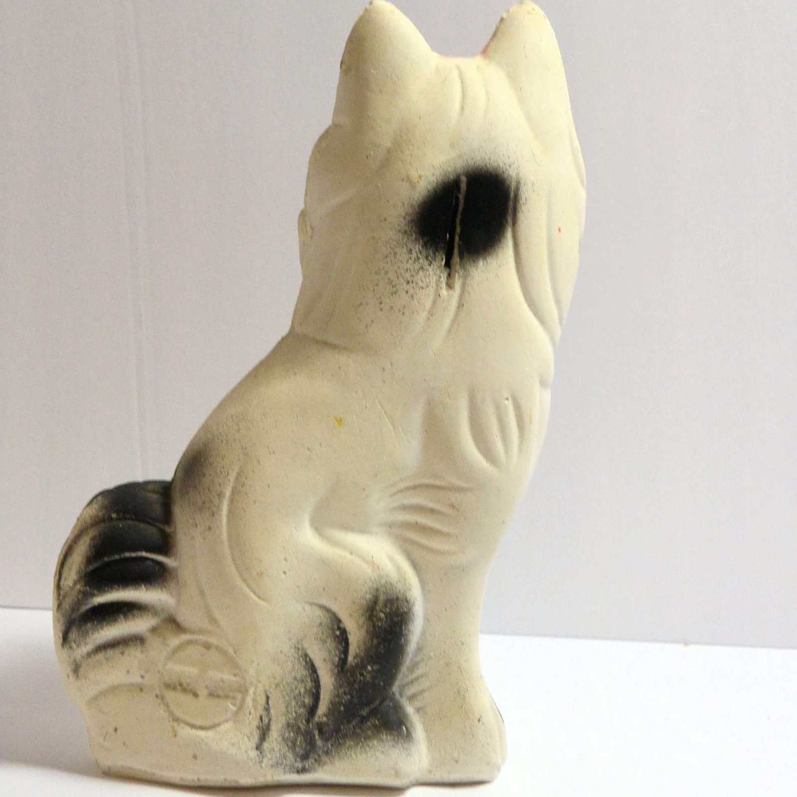 Vintage Chalkware Collie Dog Bank - A Dogs Tale Collectibles