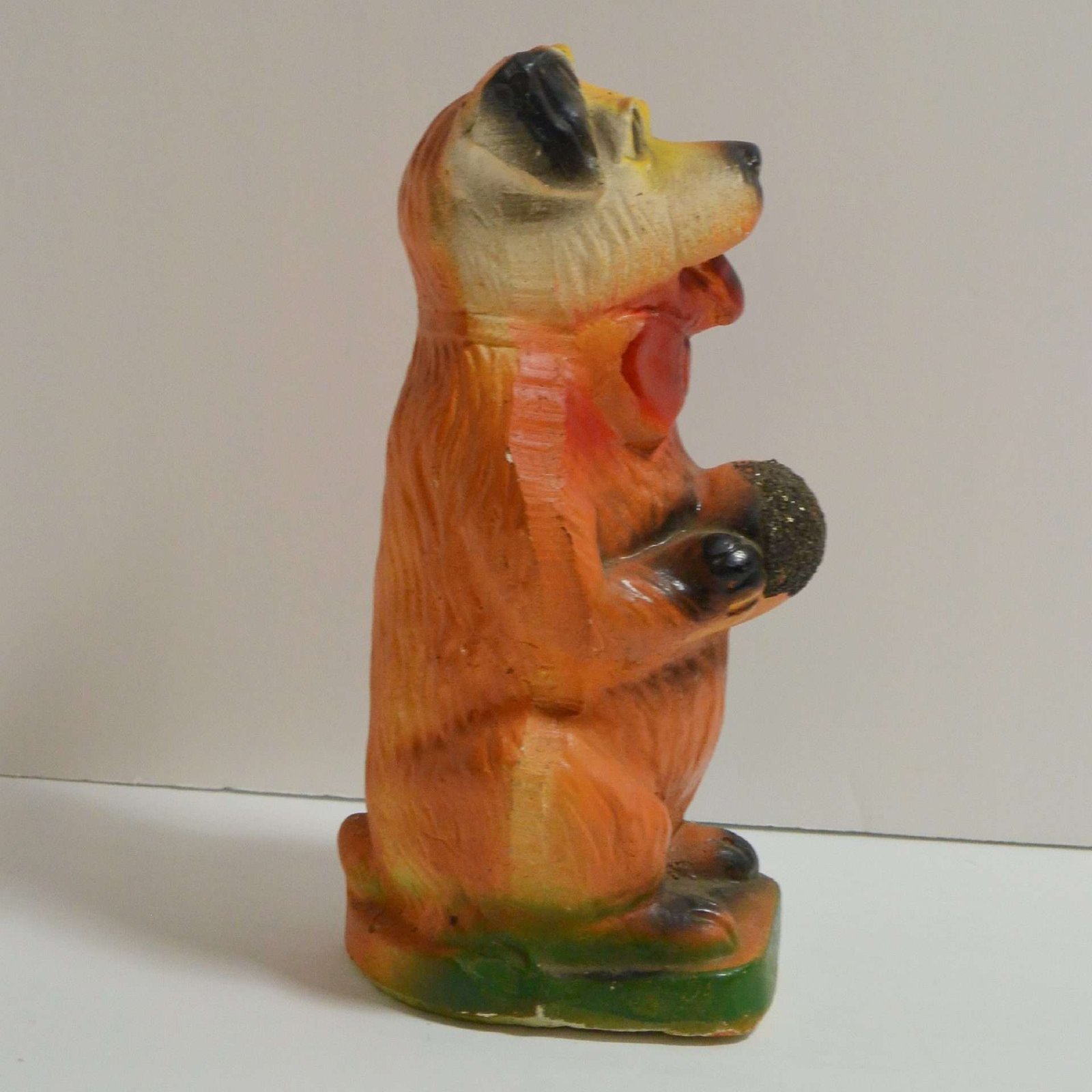 Vintage Carnival Chalkware Puppy Dog with Glitter Ball - A Dogs Tale ...