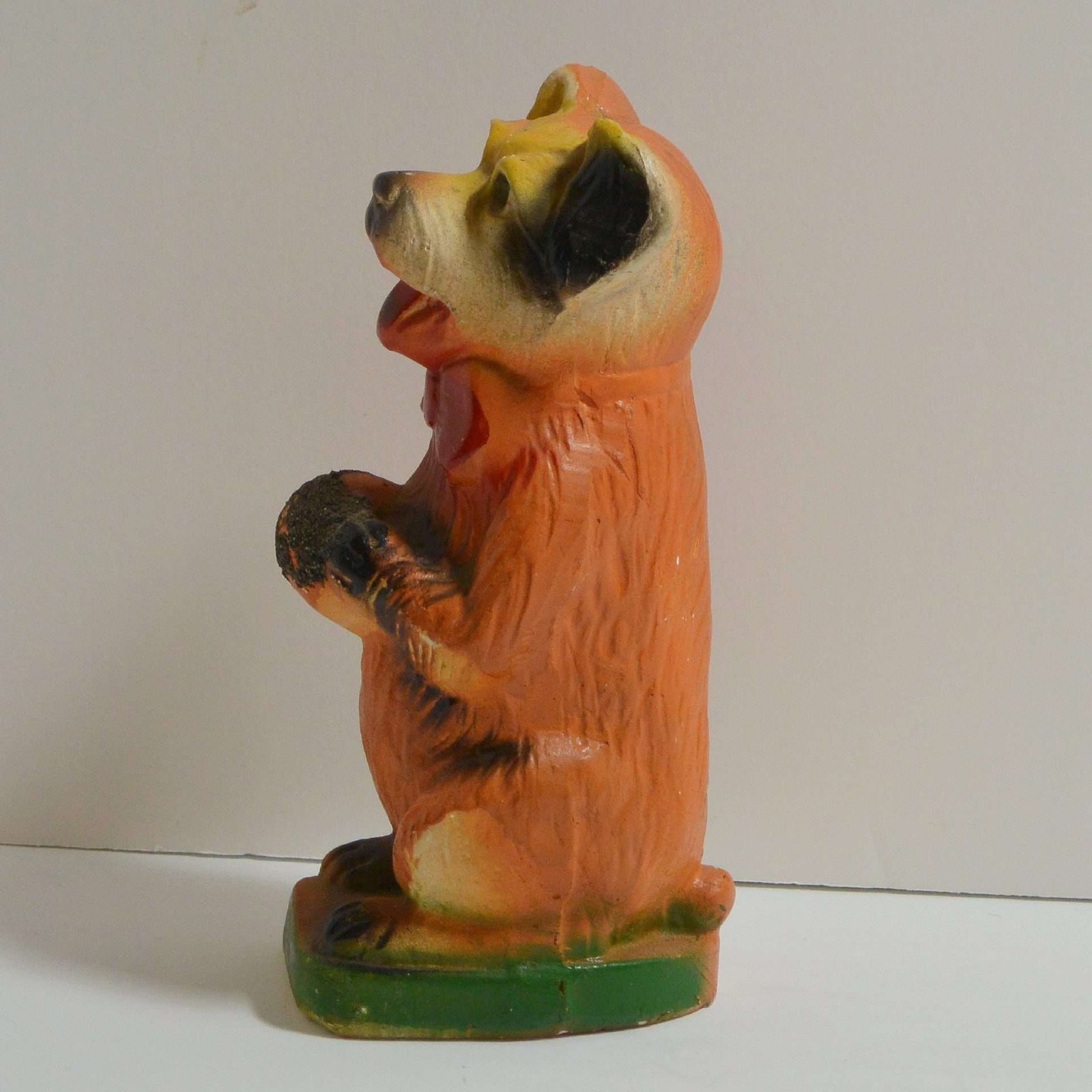 Vintage Carnival Chalkware Puppy Dog with Glitter Ball - A Dogs Tale ...