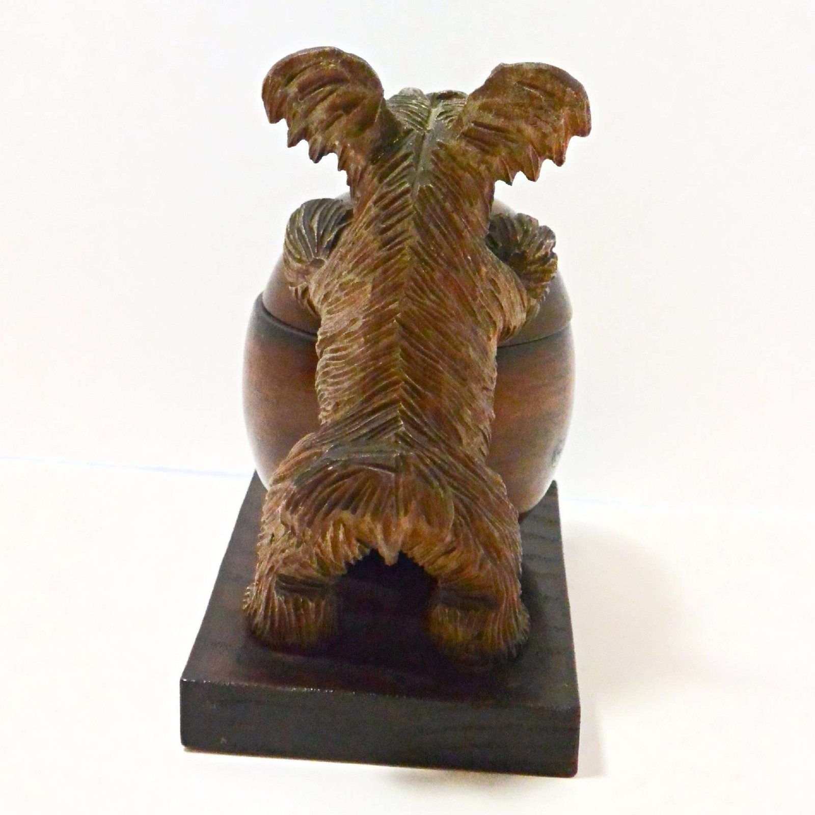 Anri Hand Carved Wood Dog Humidor c. 1926 - A Dogs Tale Collectibles