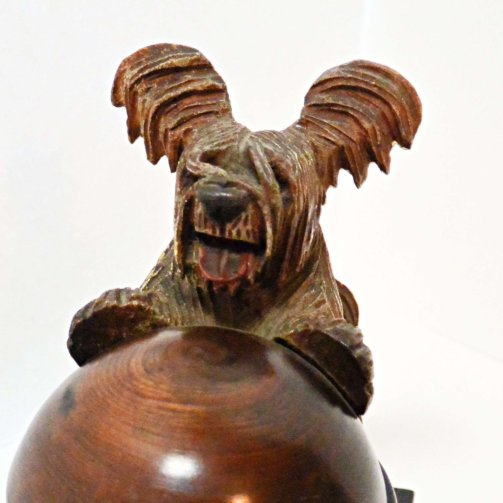 Anri Hand Carved Wood Dog Humidor c. 1926 - A Dogs Tale Collectibles