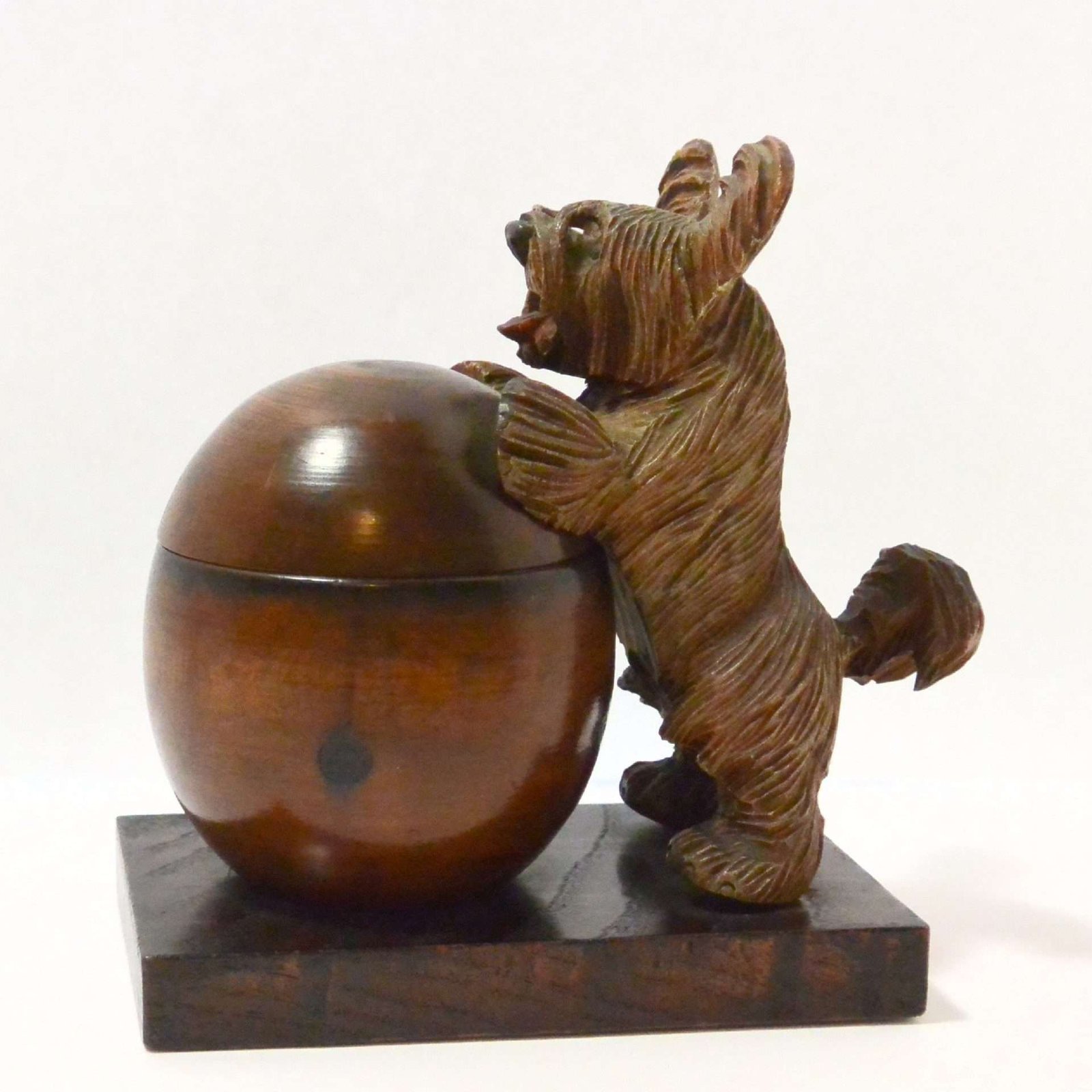 Anri Hand Carved Wood Dog Humidor c. 1926 - A Dogs Tale Collectibles