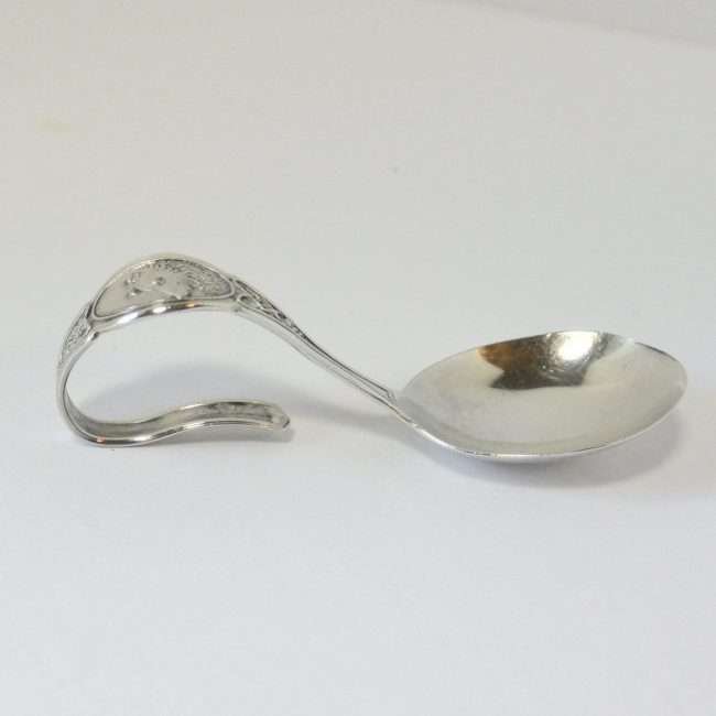 Antique Collie Dog Baby Spoon - Sterling Silver - A Dogs Tale Collectibles