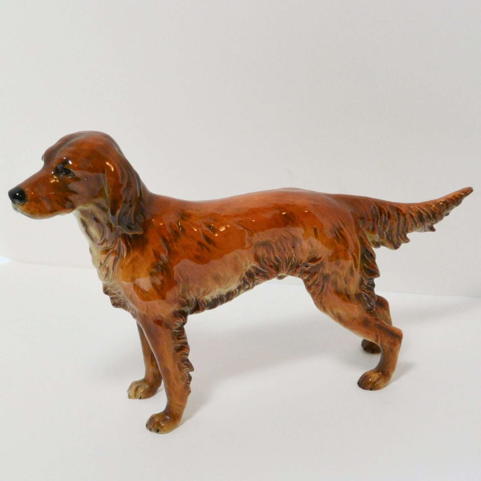 Vintage Irish Setter Porcelain Dog Figurine Goebel c.1968 - A Dogs Tale ...