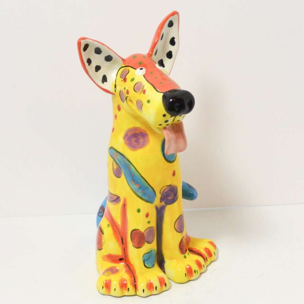Vintage Ganz Ceramic Dog Bank Dottie Dracos Design - A Dogs Tale ...