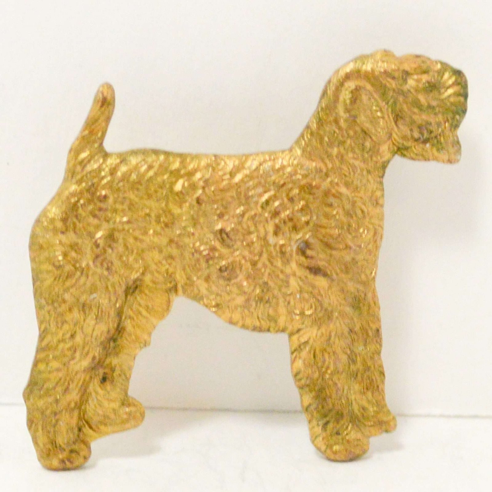 Vintage Soft-Coated Wheaton Terrier Pin - A Dogs Tale Collectibles