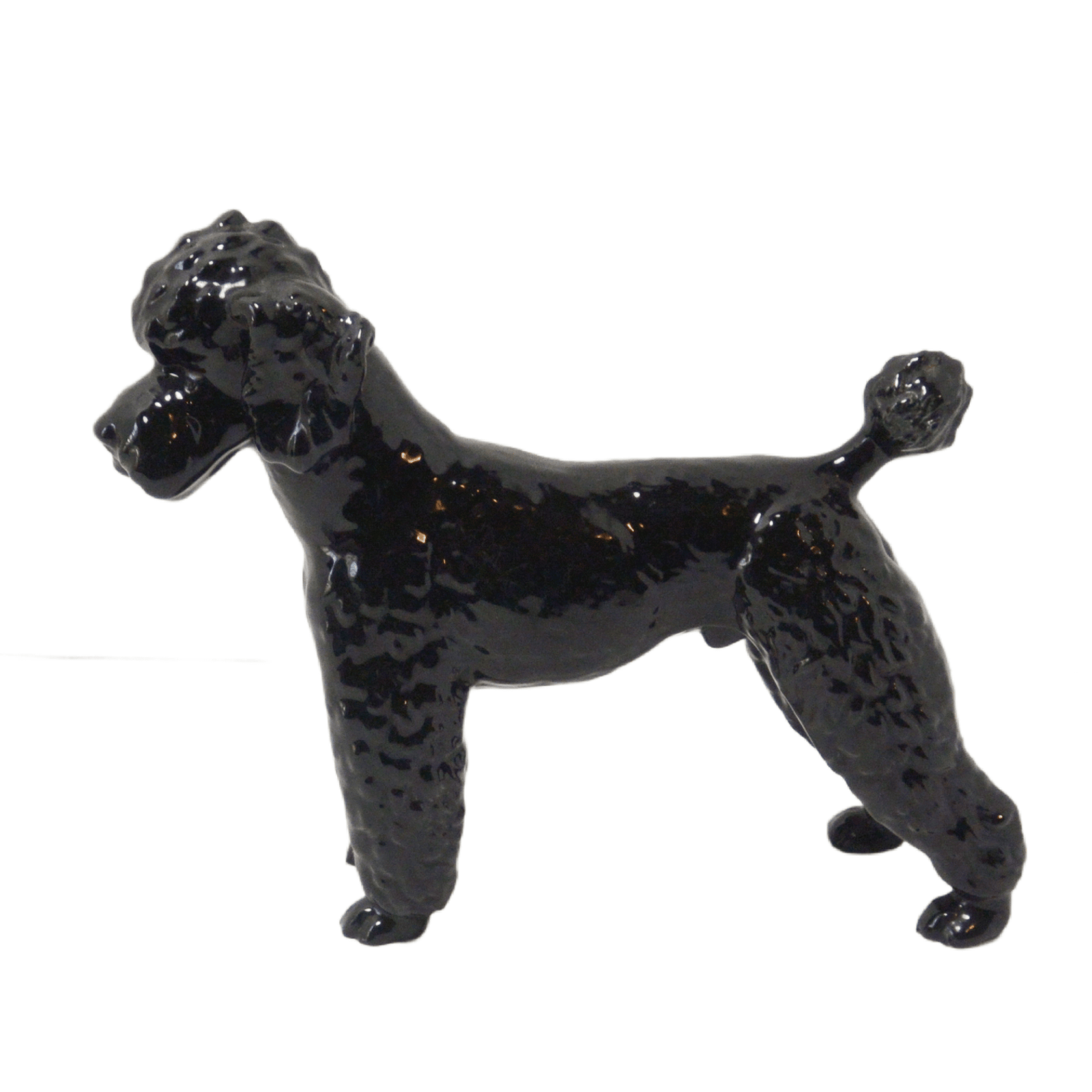 Goebel Standing Black Poodle - A Dogs Tale Collectibles